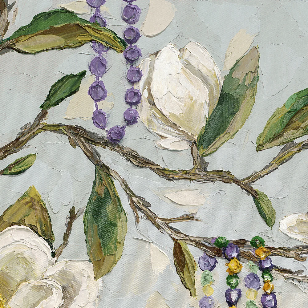Magnolia Tree Branch Painting