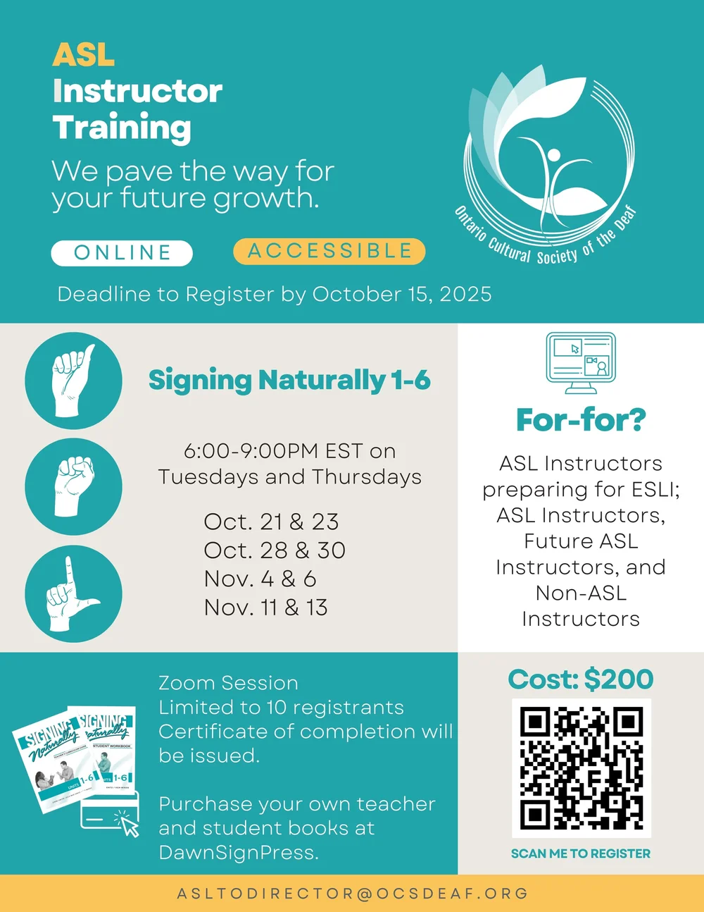 Signing Naturally Units 1-6 Curriculum Workshop — OCSD