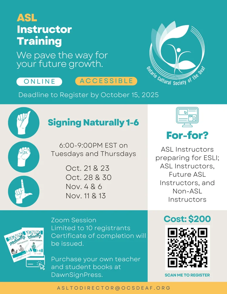 Signing Naturally Units 1-6 Curriculum Workshop — OCSD
