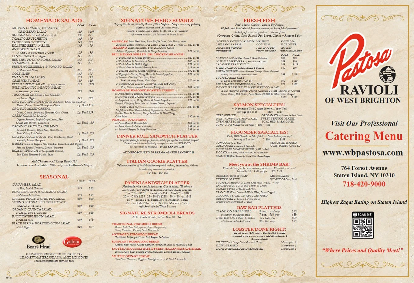 Catering Menu - Andy Pasta | Staten Island, NY — Andy Pasta | Staten ...