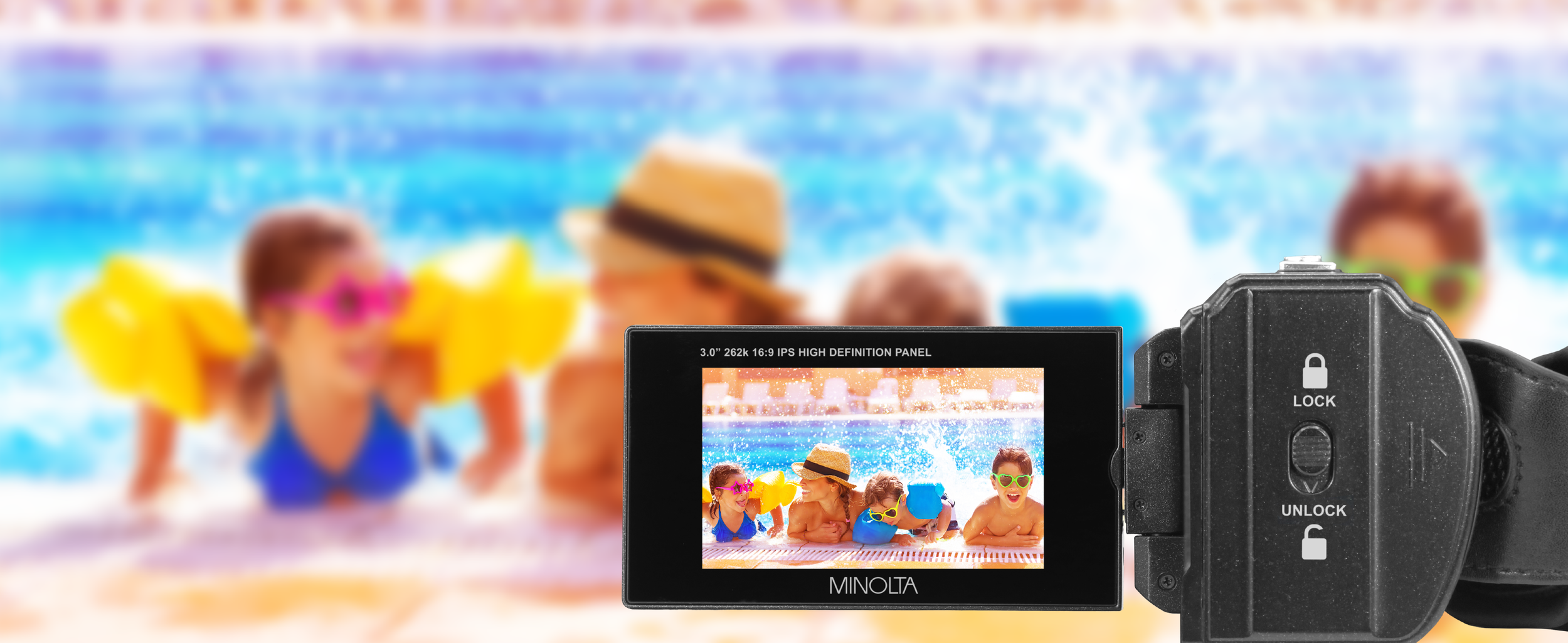 MN4K300WP 4K Ultra HD / 56 MP Waterproof Camcorder — Minolta Digital