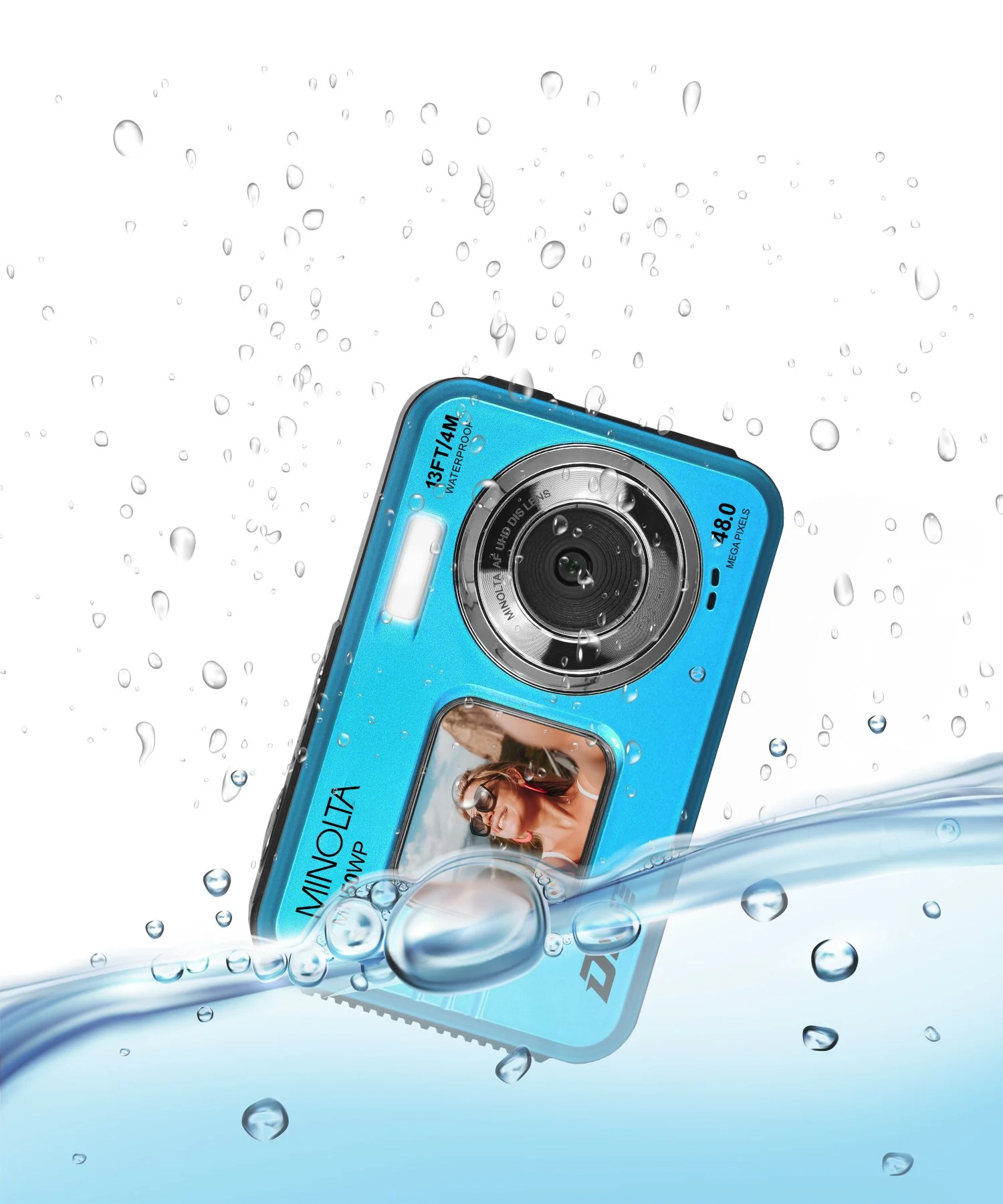 MN50WP 48MP Autofocus 5K UHD Waterproof Camera — Minolta Digital