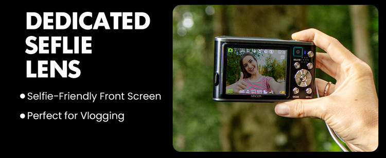 MND23 48MP Auto Focus 4K Ultra HD Selfie Camera — Minolta Digital