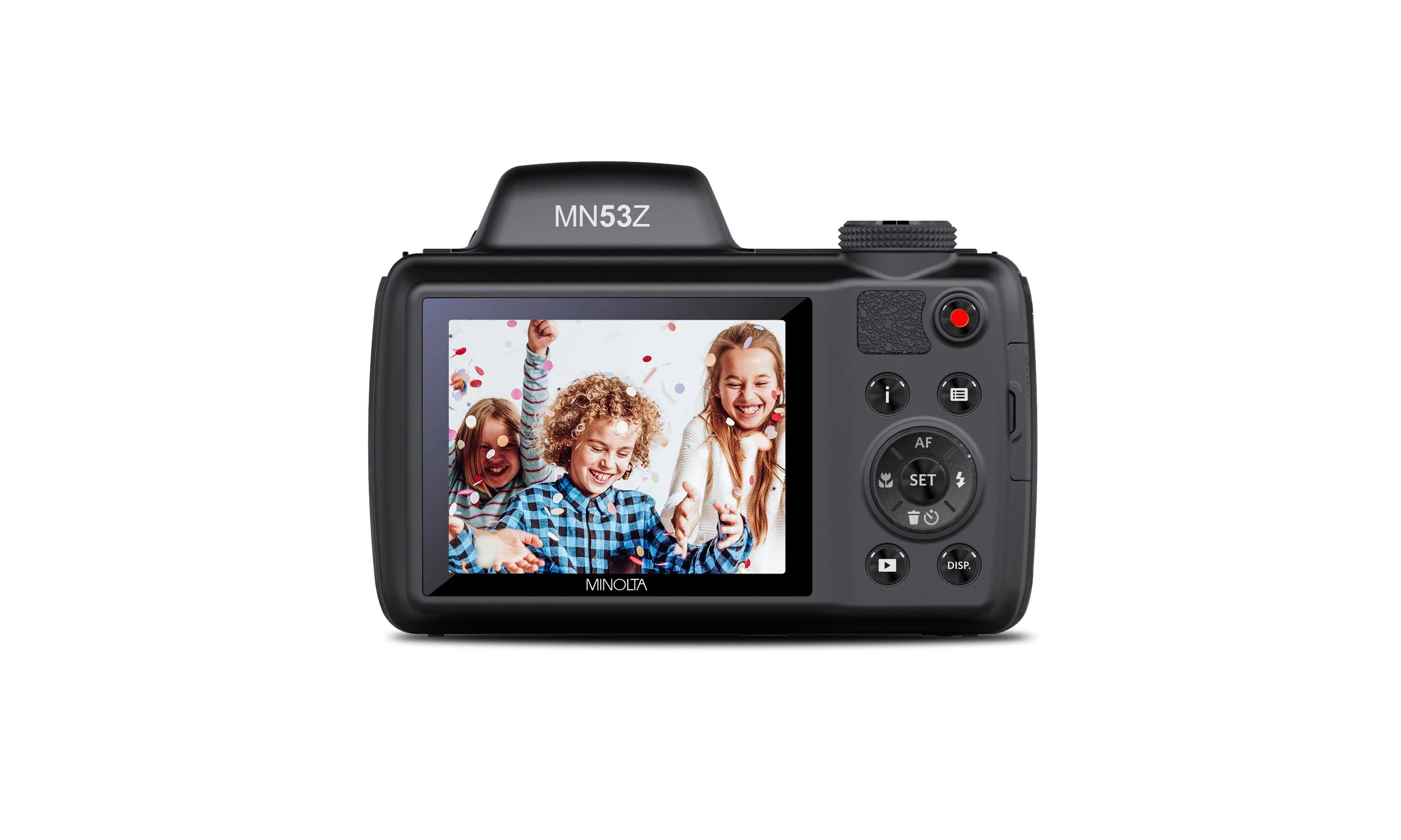 MN53Z 16MP 53X Optical Zoom Wi-Fi Bridge Camera — Minolta Digital