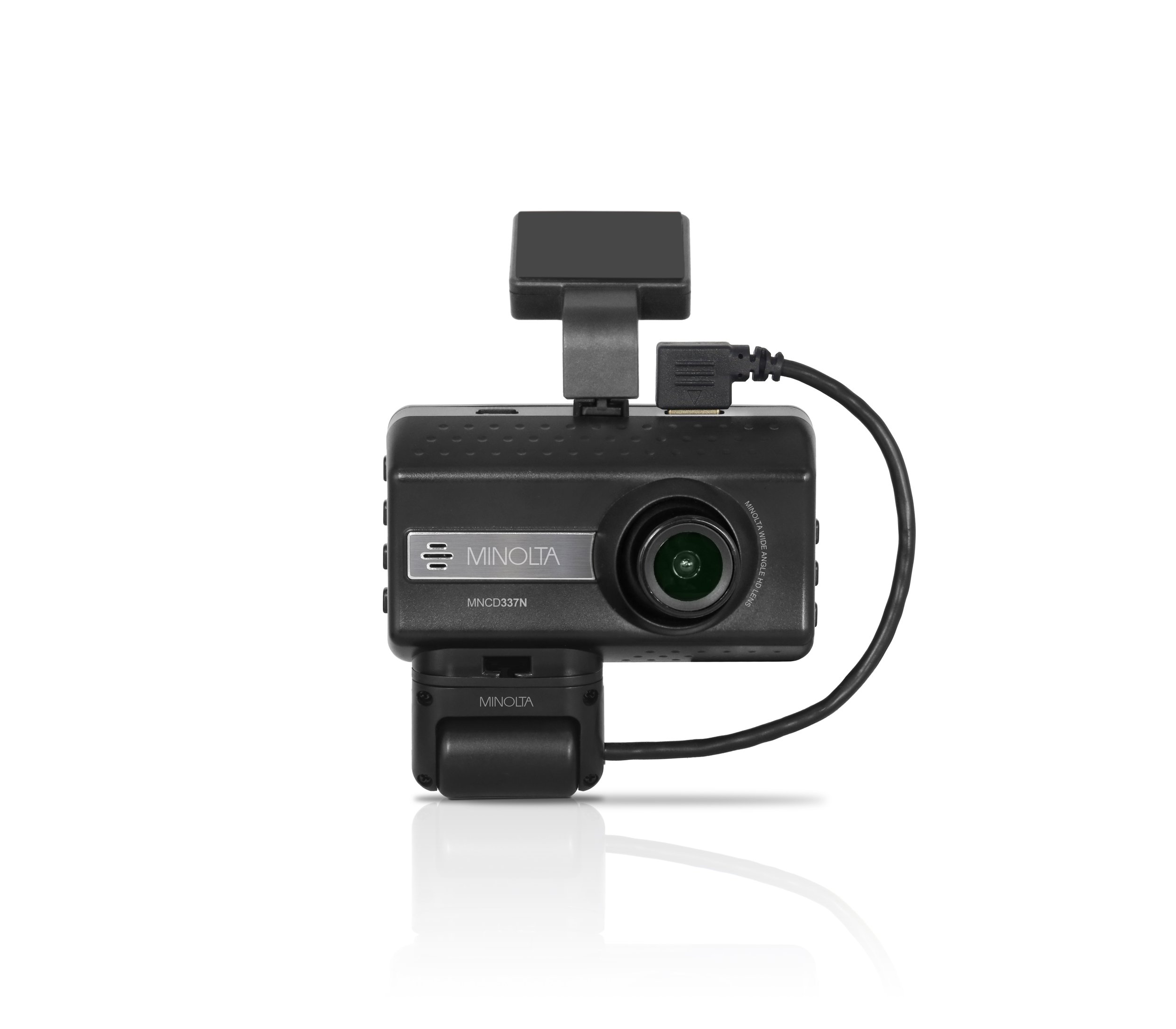 MNCD337N 2-Channel 1080P Dash Camera w/3.0" LCD & Interior Camera ...
