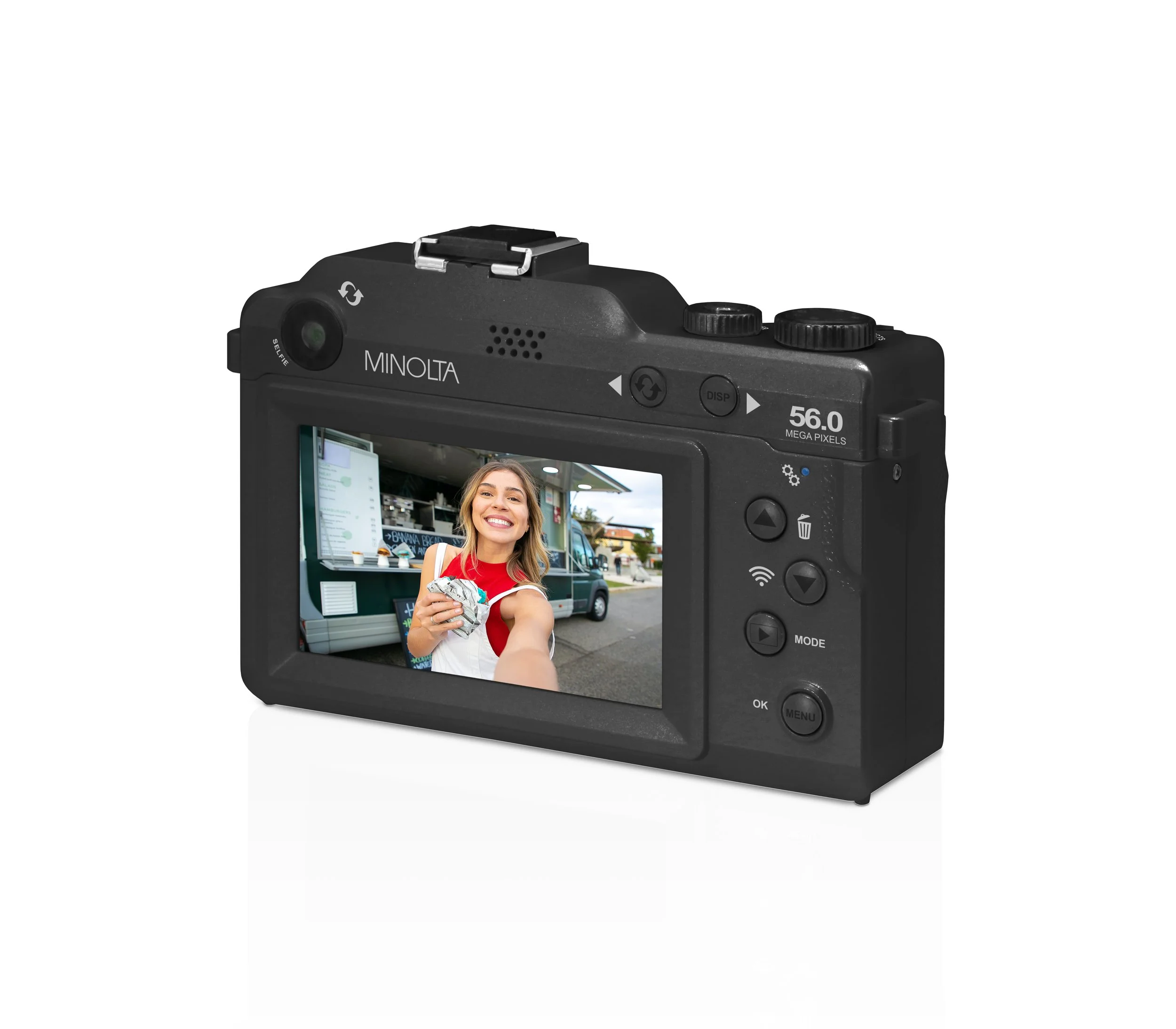 MND65 56 MP Autofocus / 4K60FPS Ultra HD Camera w/WiFi and Selfie Lens — Minolta Digital