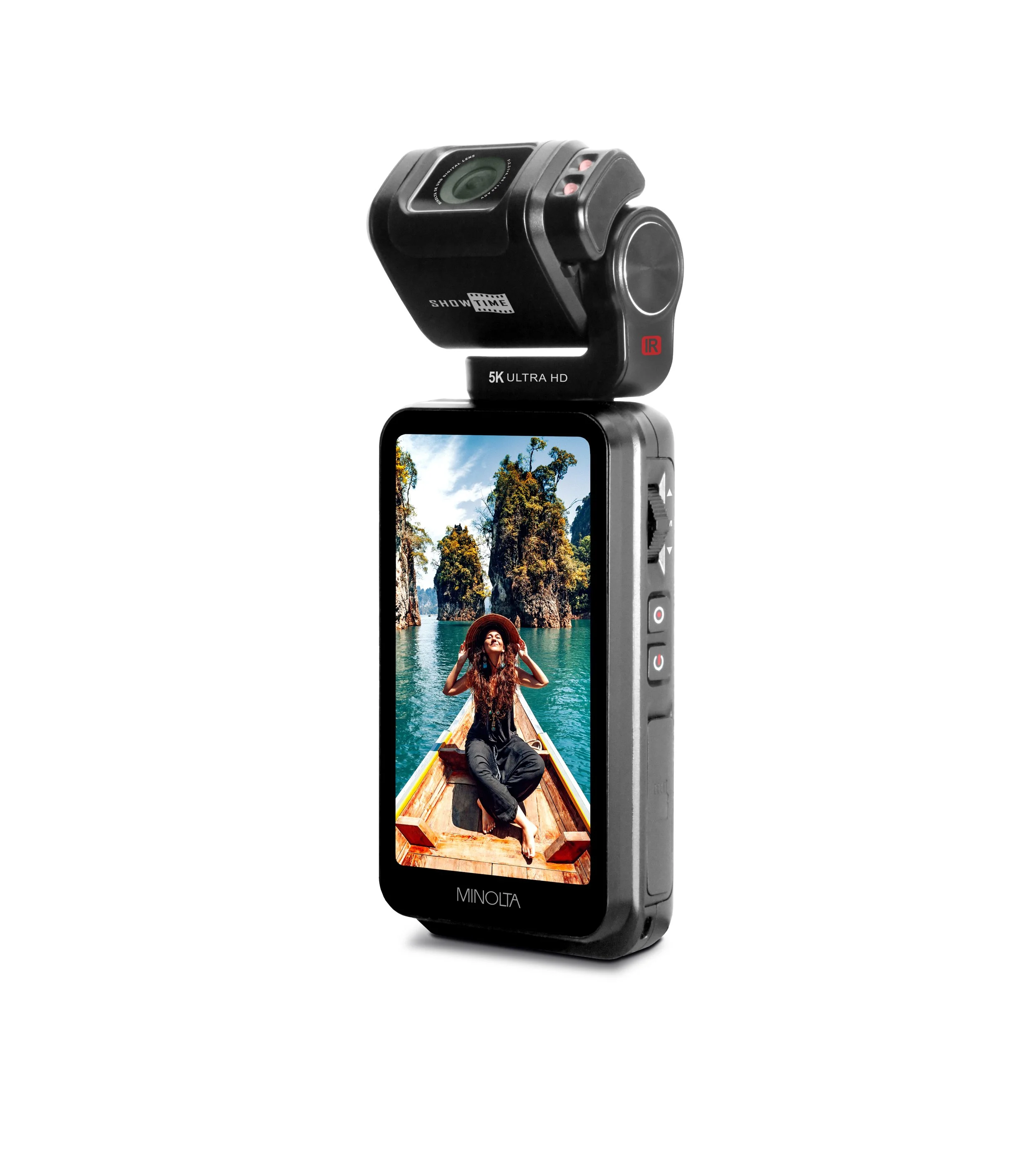 MN5KGP1 5K Ultra HD / 20 MP Handheld Pocket Camcorder w/Motorized ...