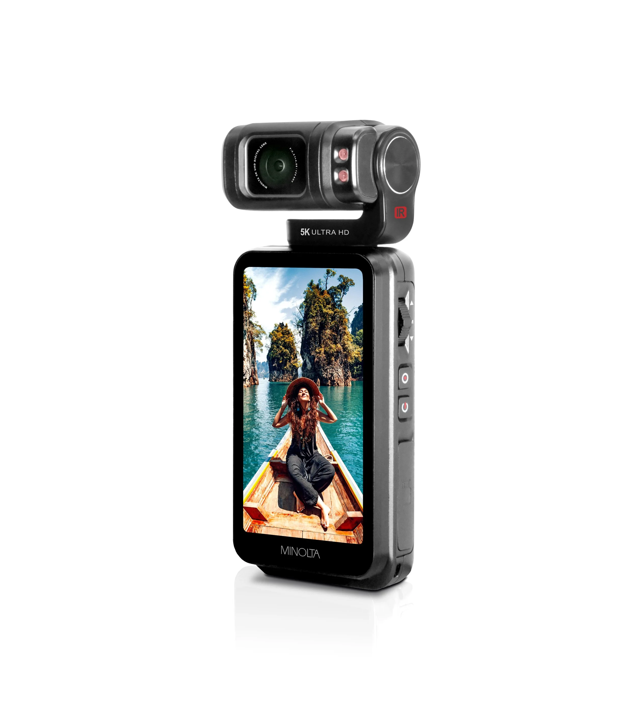MN5KGP1 5K Ultra HD / 20 MP Handheld Pocket Camcorder w/Motorized ...