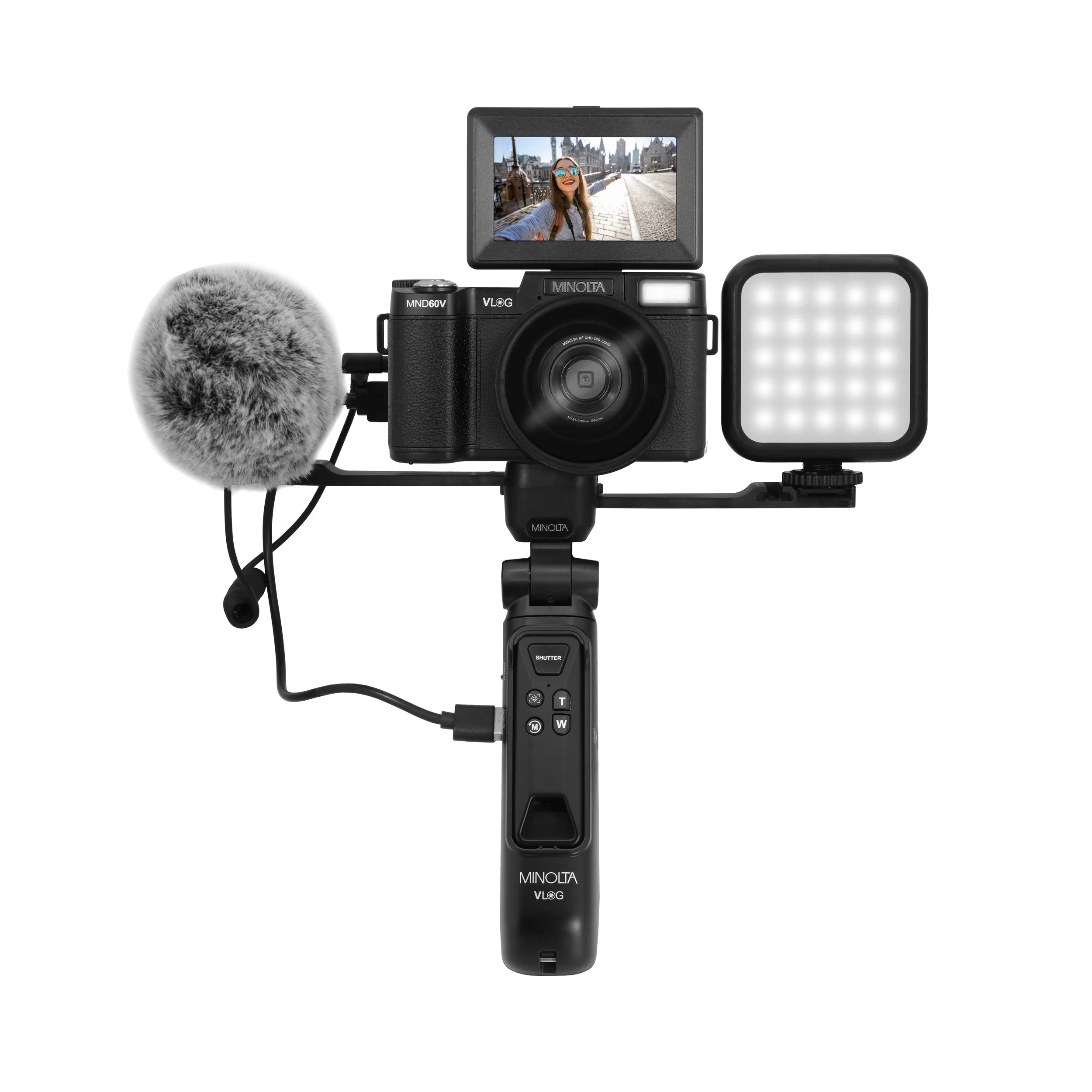 MND60V 64 MP / 4K UHD Vlogging & Content Creators Kit — Minolta Digital