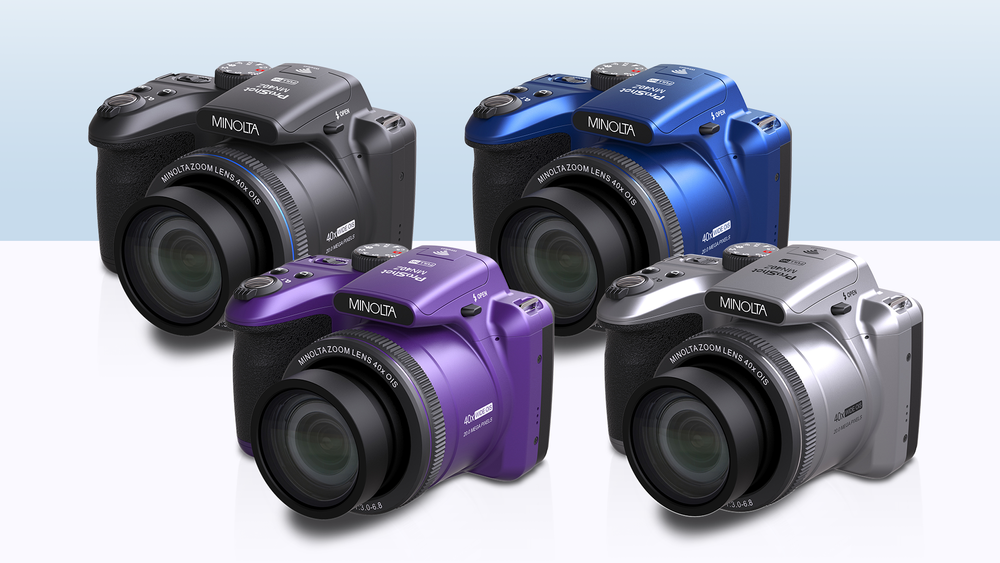 MN40Z 20MP 1080P FHD 40X Optical Zoom WiFi Bridge Camera — Minolta Digital