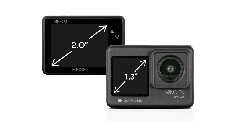 MNX5K1 5K Ultra HD Action Camcorder Kit with WiFi & Waterproof Housing ...