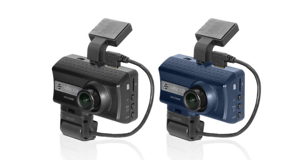 MNCD337N 2-Channel 1080P Dash Camera w/3.0" LCD & Interior Camera ...