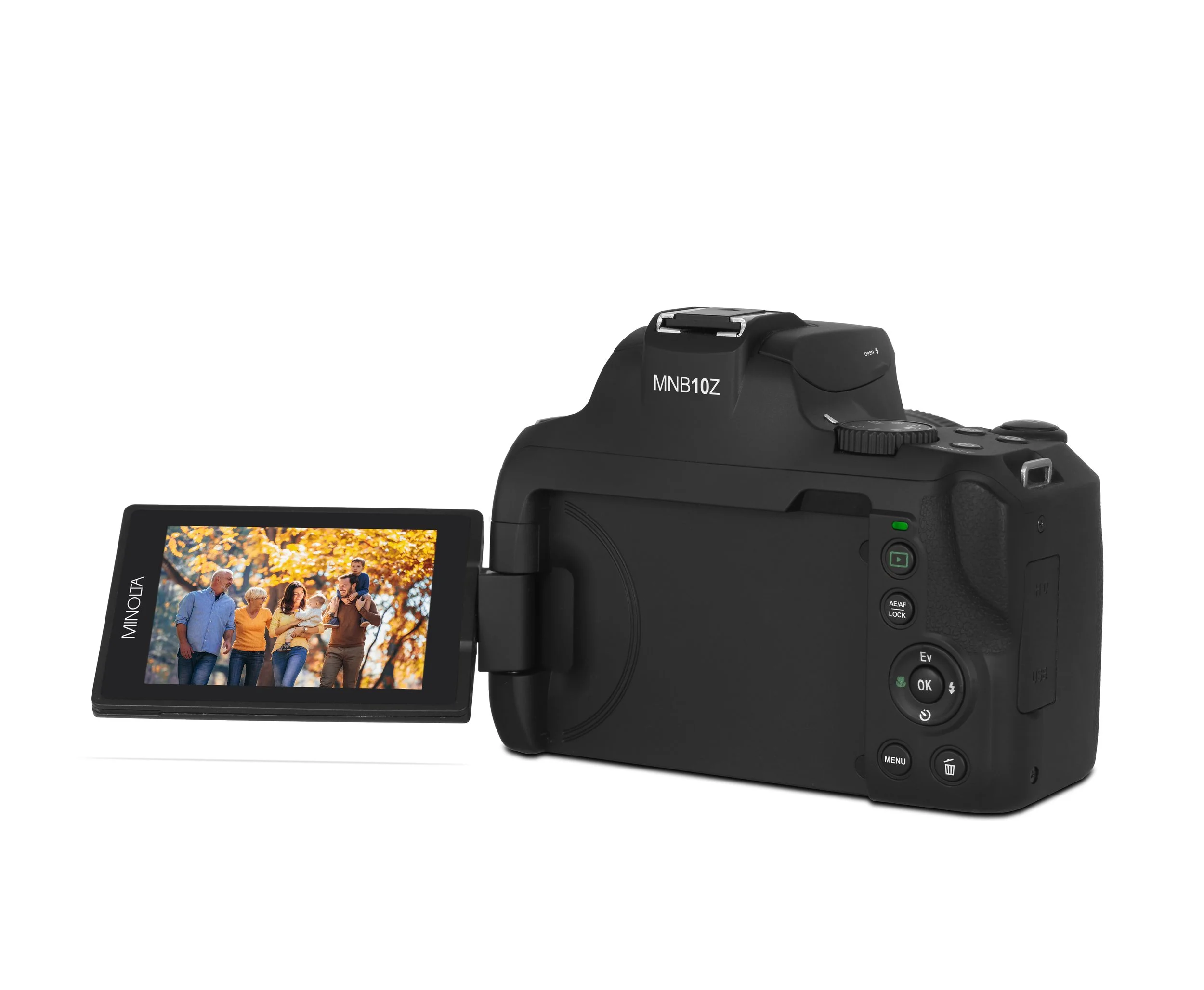 MNB10Z 64MP Auto Focus 10X Optical Zoom WiFi Bridge Camera — Minolta Digital