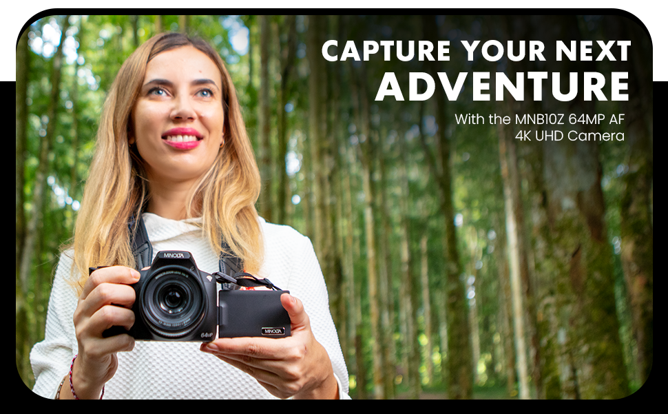 MNB10Z 64MP Auto Focus 10X Optical Zoom WiFi Bridge Camera — Minolta Digital