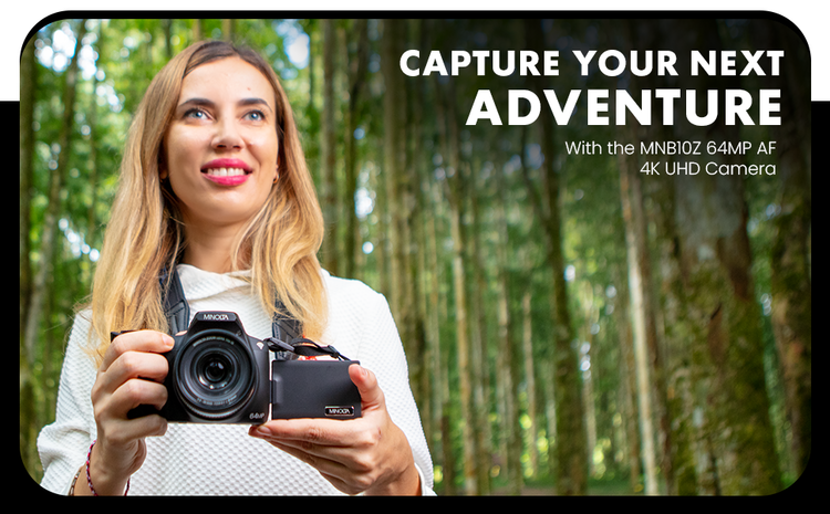 MNB10Z 64MP Auto Focus 10X Optical Zoom WiFi Bridge Camera — Minolta ...