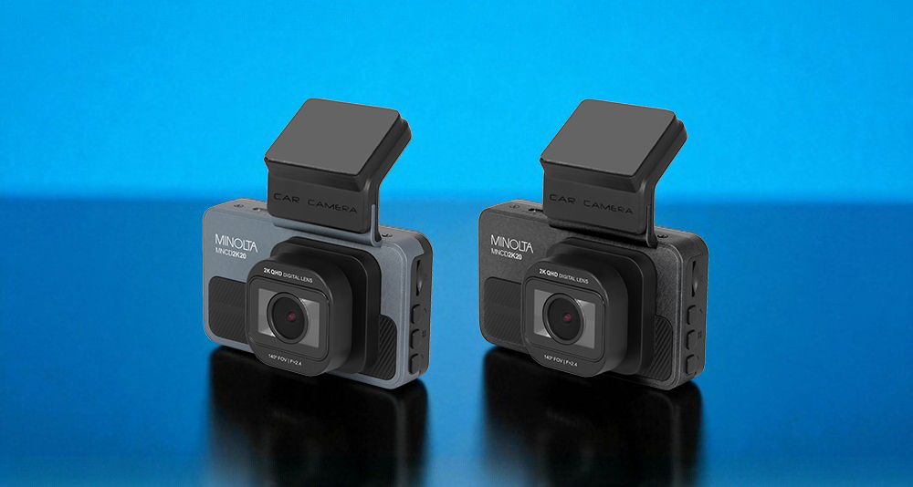 MNCD2K20 2.5K Quad HD Dash Camera with 3.0" LCD Screen — Minolta Digital