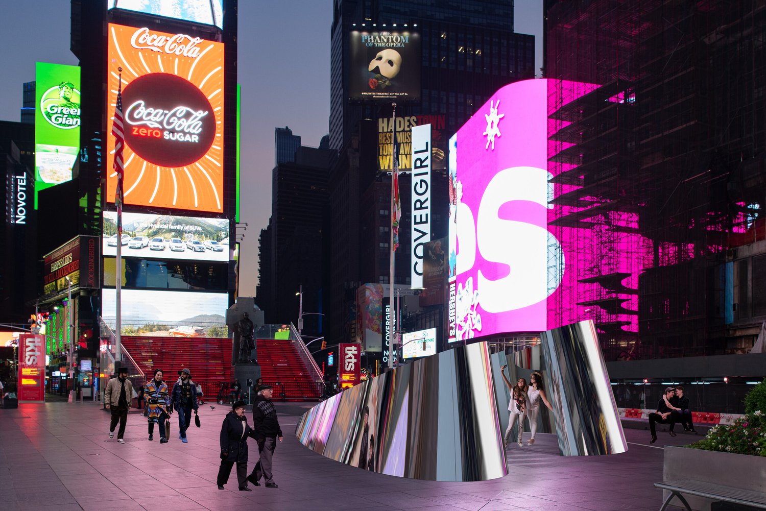 Times Square Heart Concept — Isometric Studio