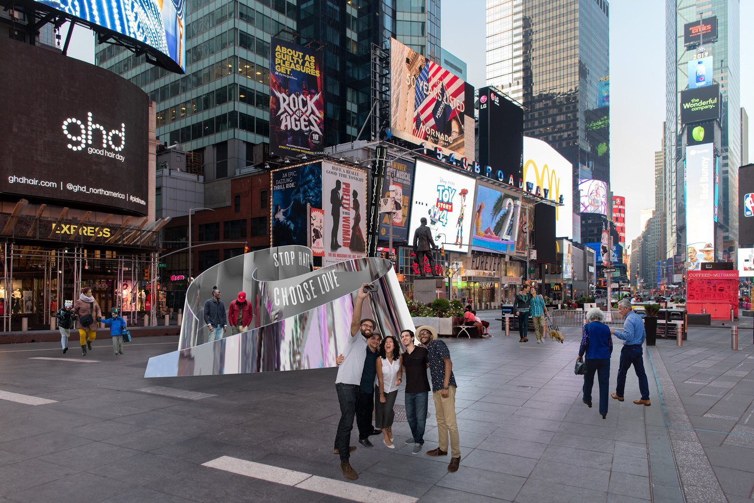 Times Square Heart Concept — Isometric Studio