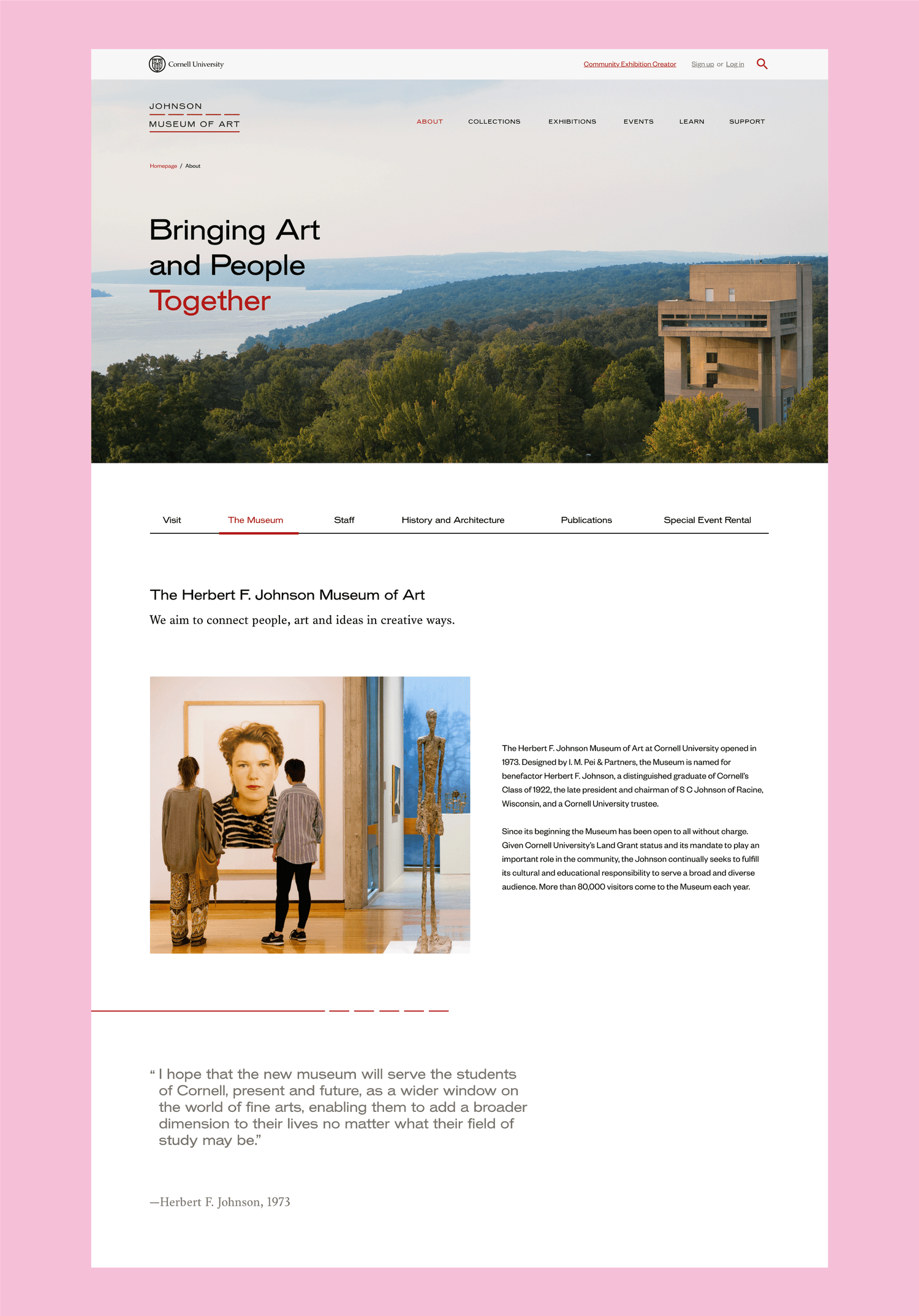 Johnson Museum of Art — Isometric Studio