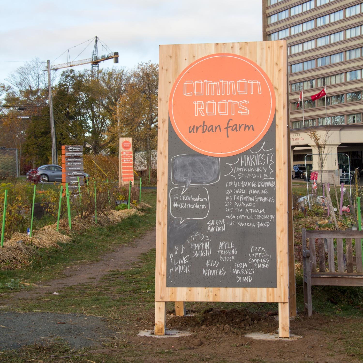 Common Roots Urban Farm Signage — Fathom