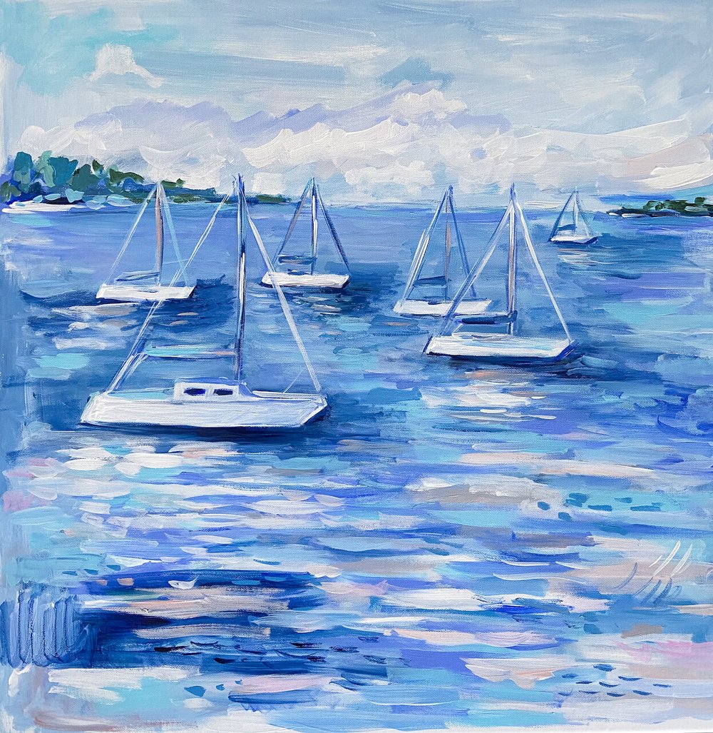 Coastal Sailboat Paintings — Michelle Brunner