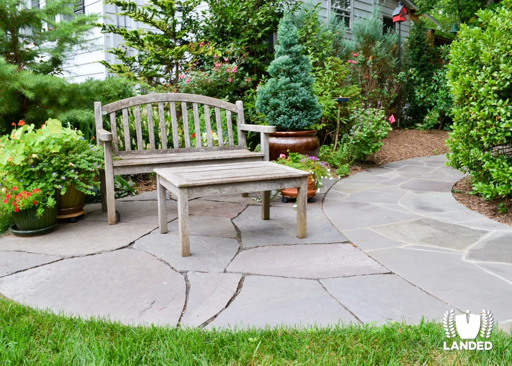 Dry Laid Flagstone Patio