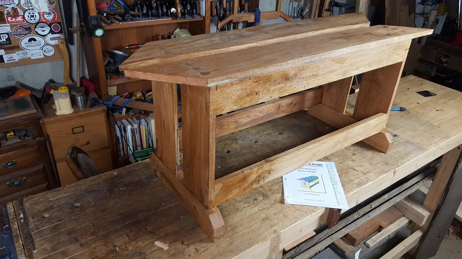 Sarah's Moravian Work Bench (updated) — Wood By Wright