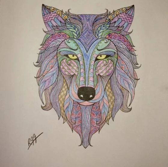 Moosetache Coloring Pages