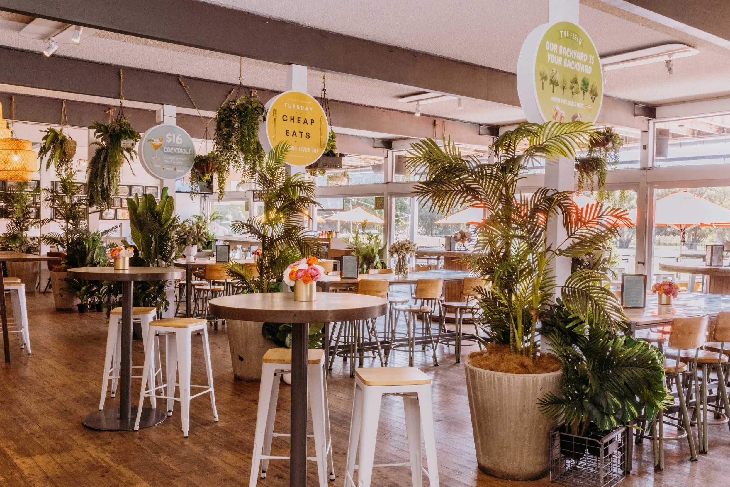 THE BAR AREA EVENT SPACE — The Field at Easts Rugby