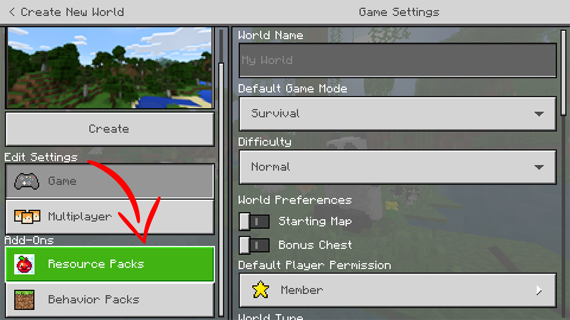 Noxcrew | How to add a texture pack to your Minecraft world