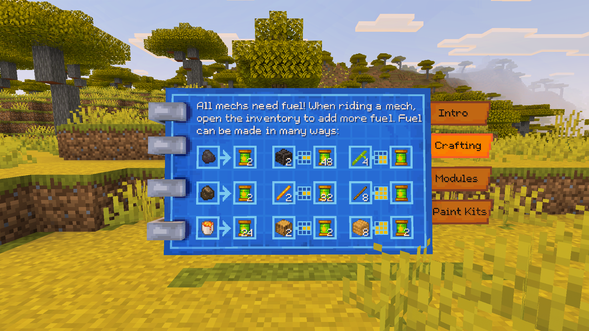 Noxcrew | Survival Mechs Add-On - Player Guide