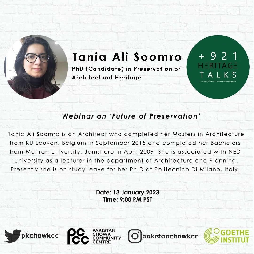 +921 Heritage Talks — Pakistan Chowk Community Centre
