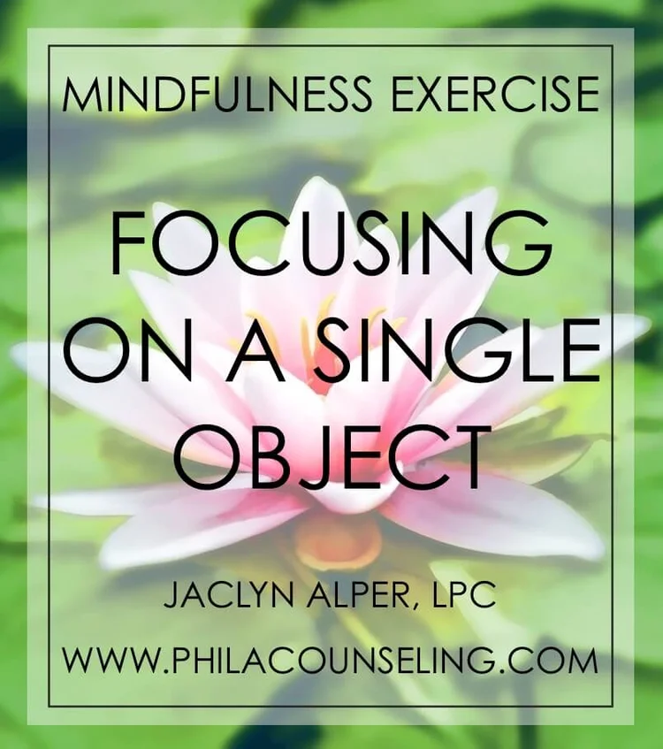 Mental Health and Wellness Blog — Monday Dose of Mindfulness: Focusing ...