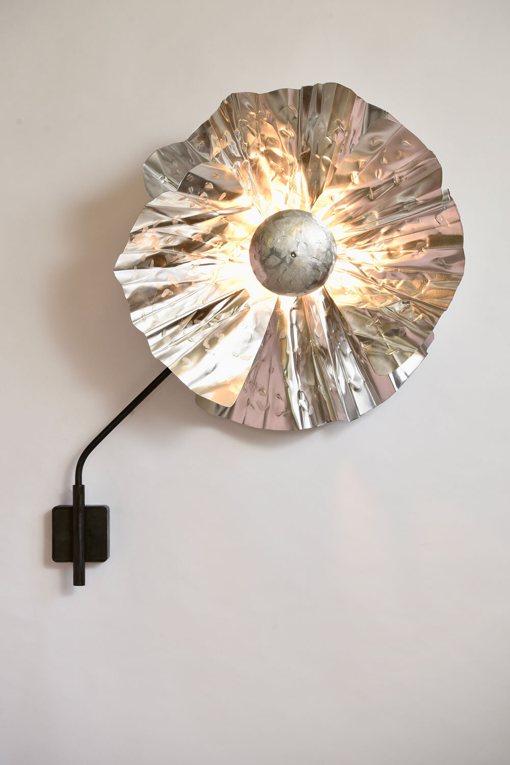 Colin Chetwood -moonlight shop, aluminium lamps shades that project the ...