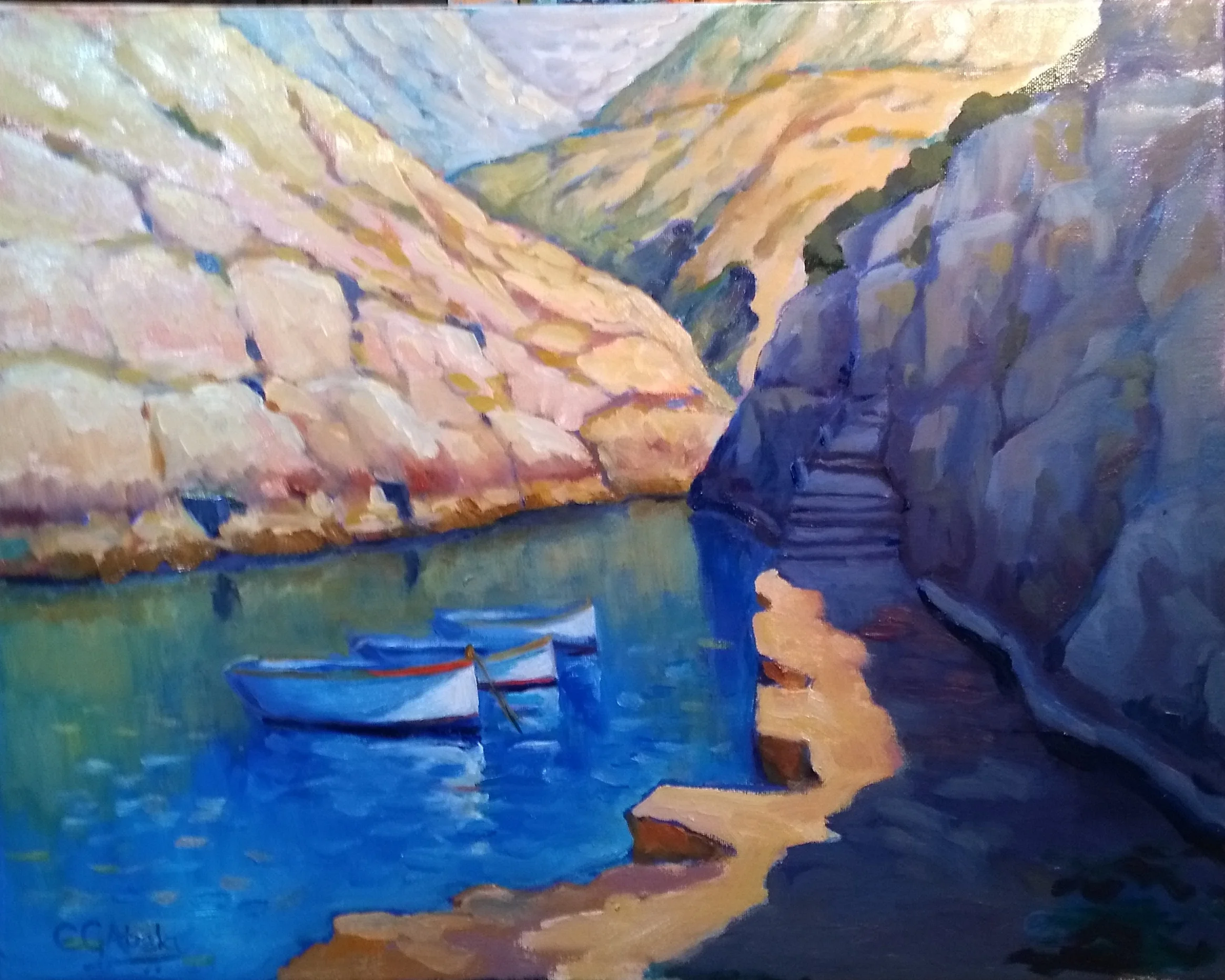 Over-painting — Edward Abela Fine Arts