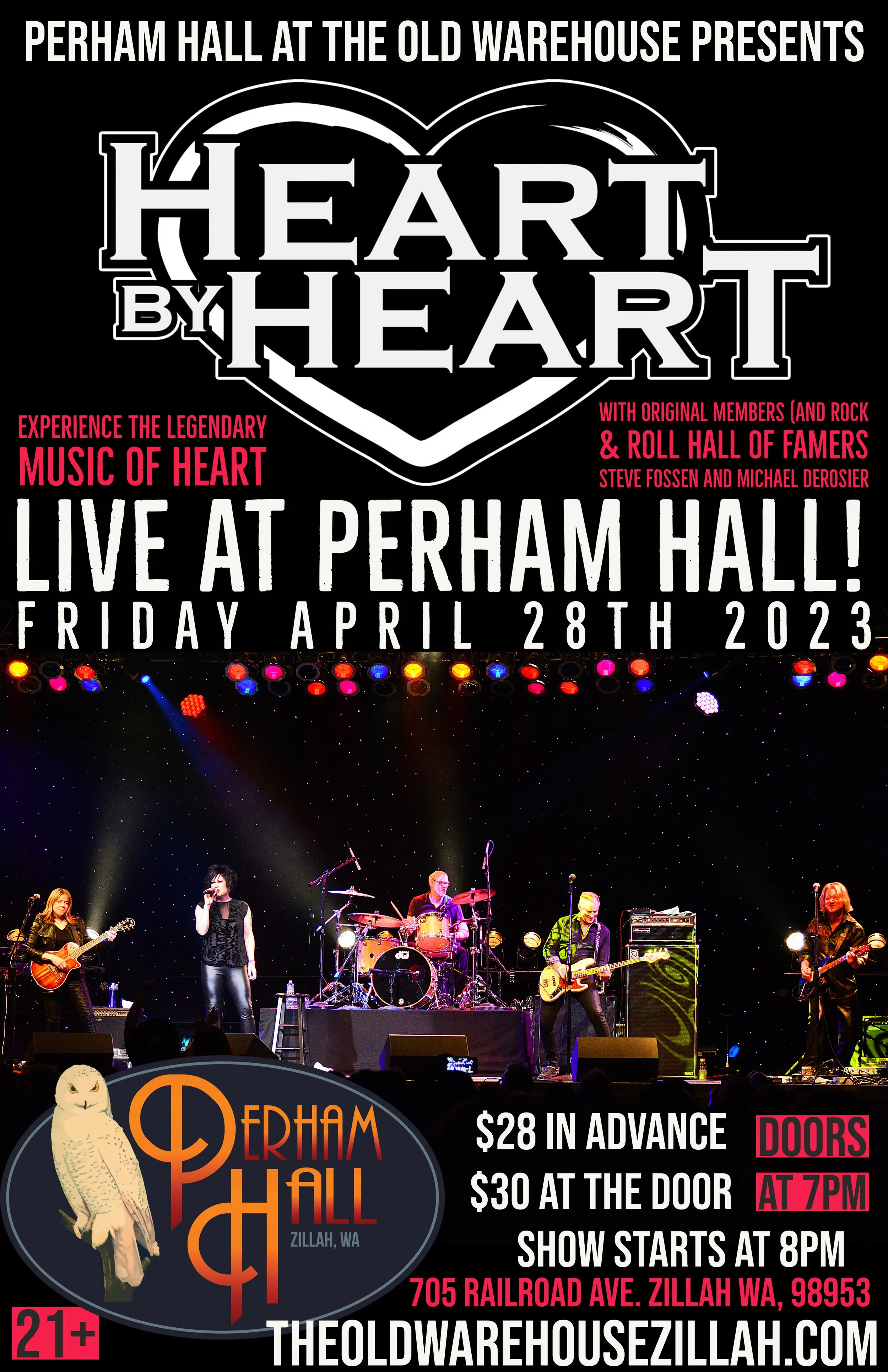 Live Music Events and Concerts at Perham Hall — The Old Warehouse in Zillah