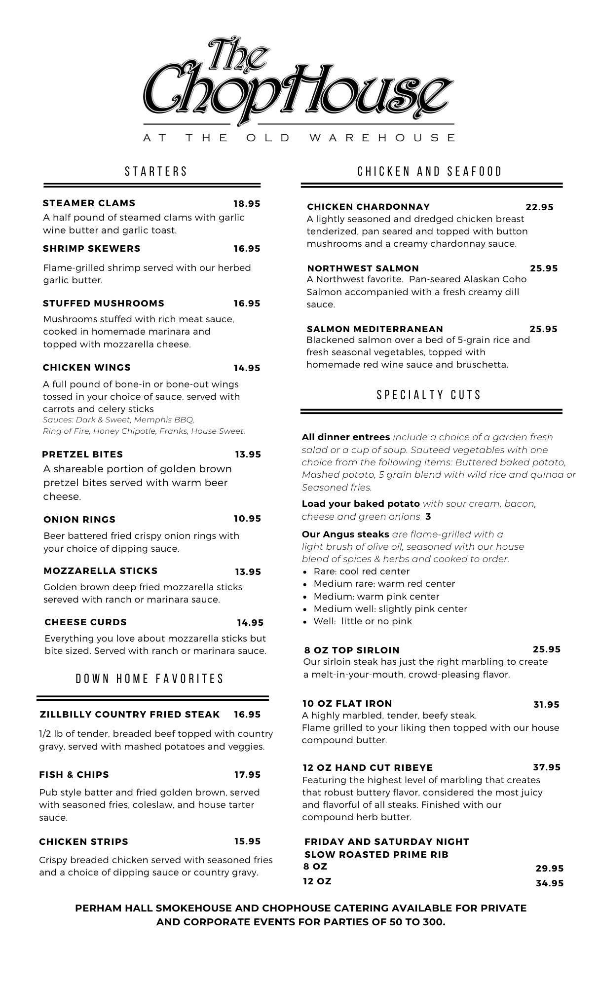 A Finer ChopHouse — The Old Warehouse in Zillah