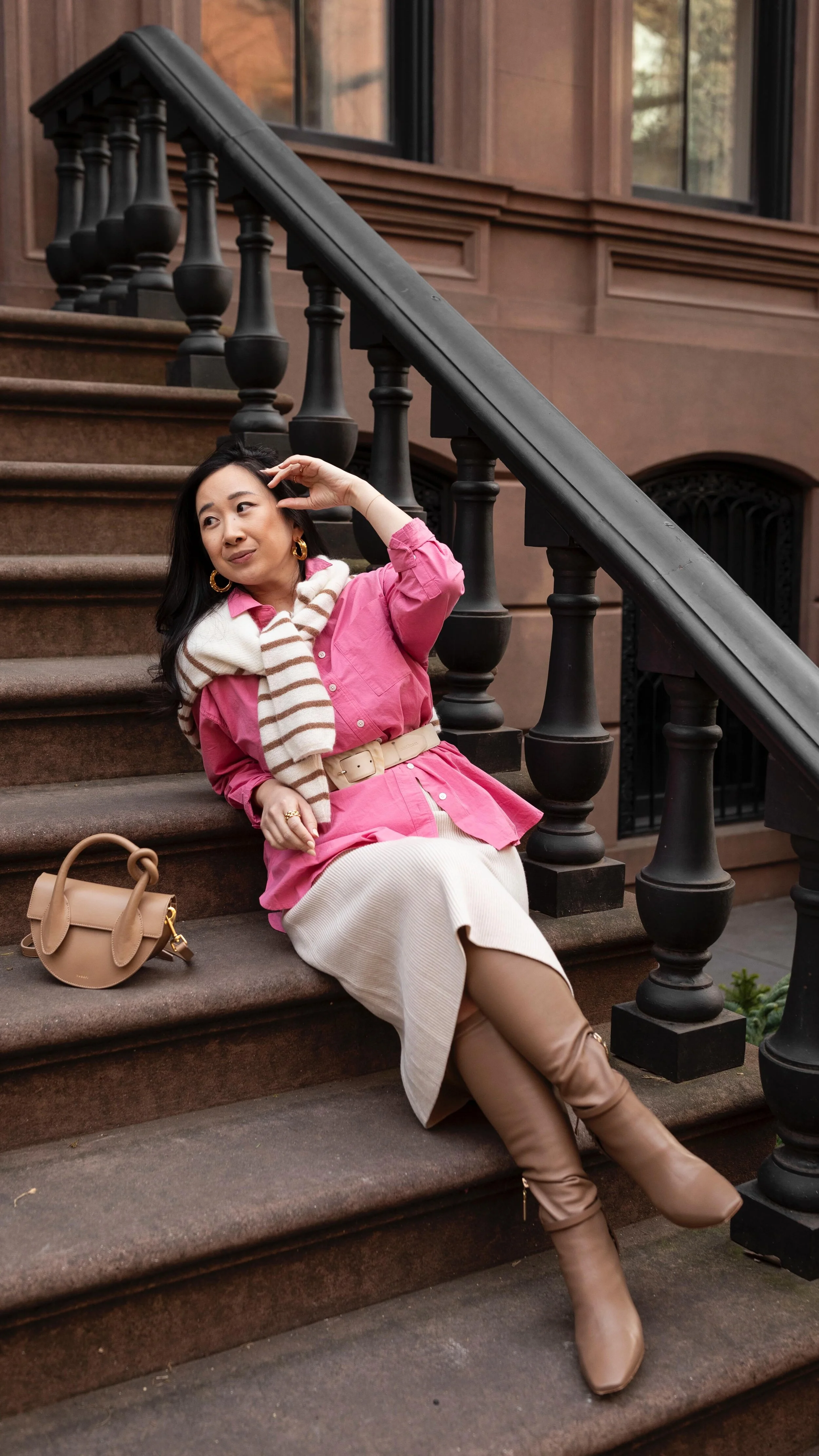 5 Red Bag Outfit Ideas | Happily Ever Style