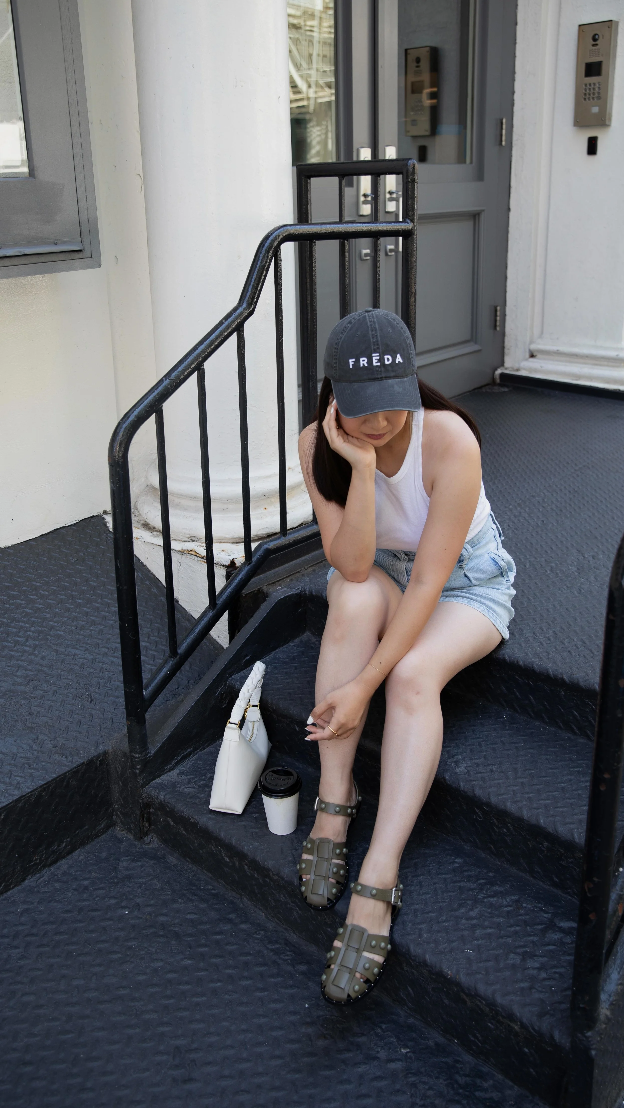 4 ways to style a leather shacket | Happily Ever Style