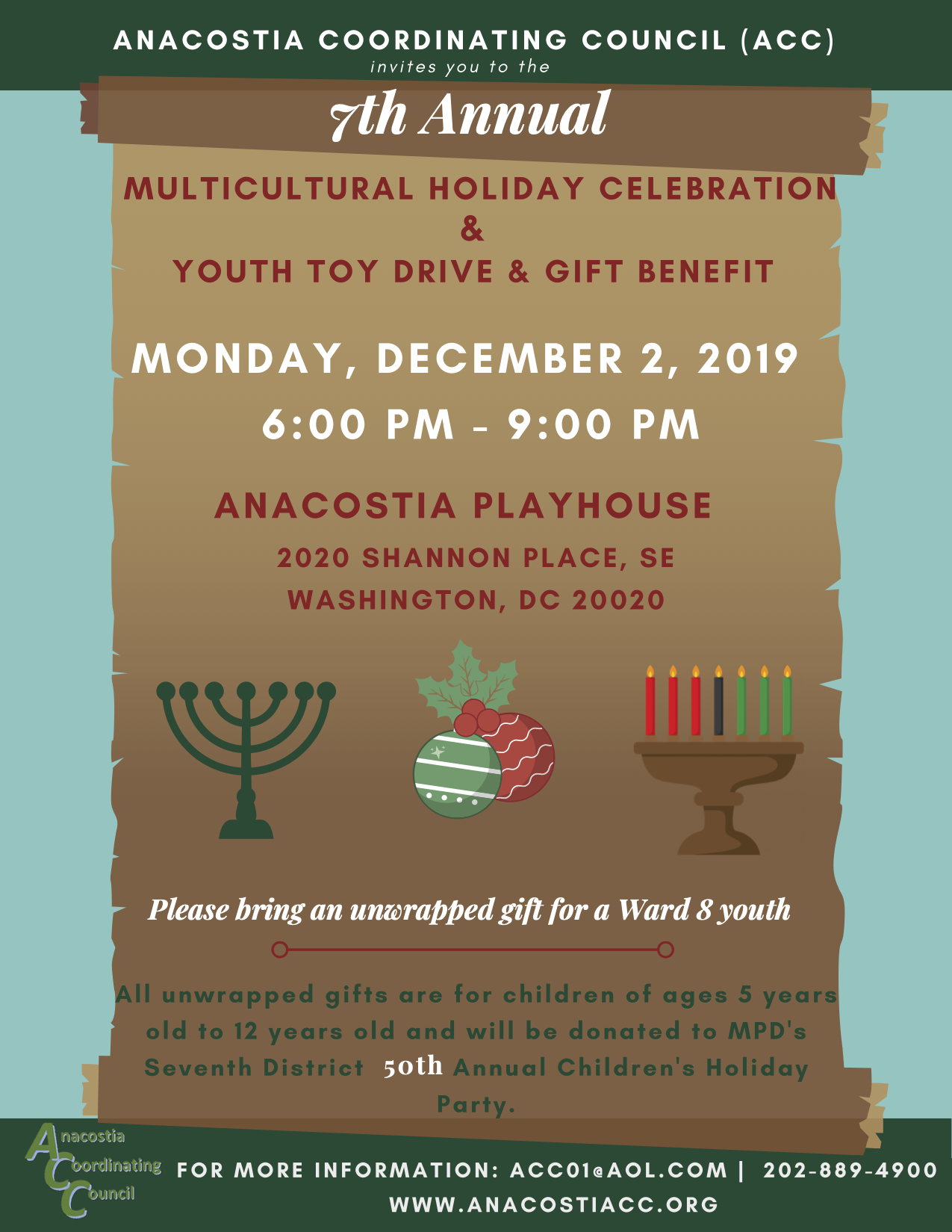Dec 2 | ACC 7th Annual Multicultural Holiday Celebration + Youth Toy ...
