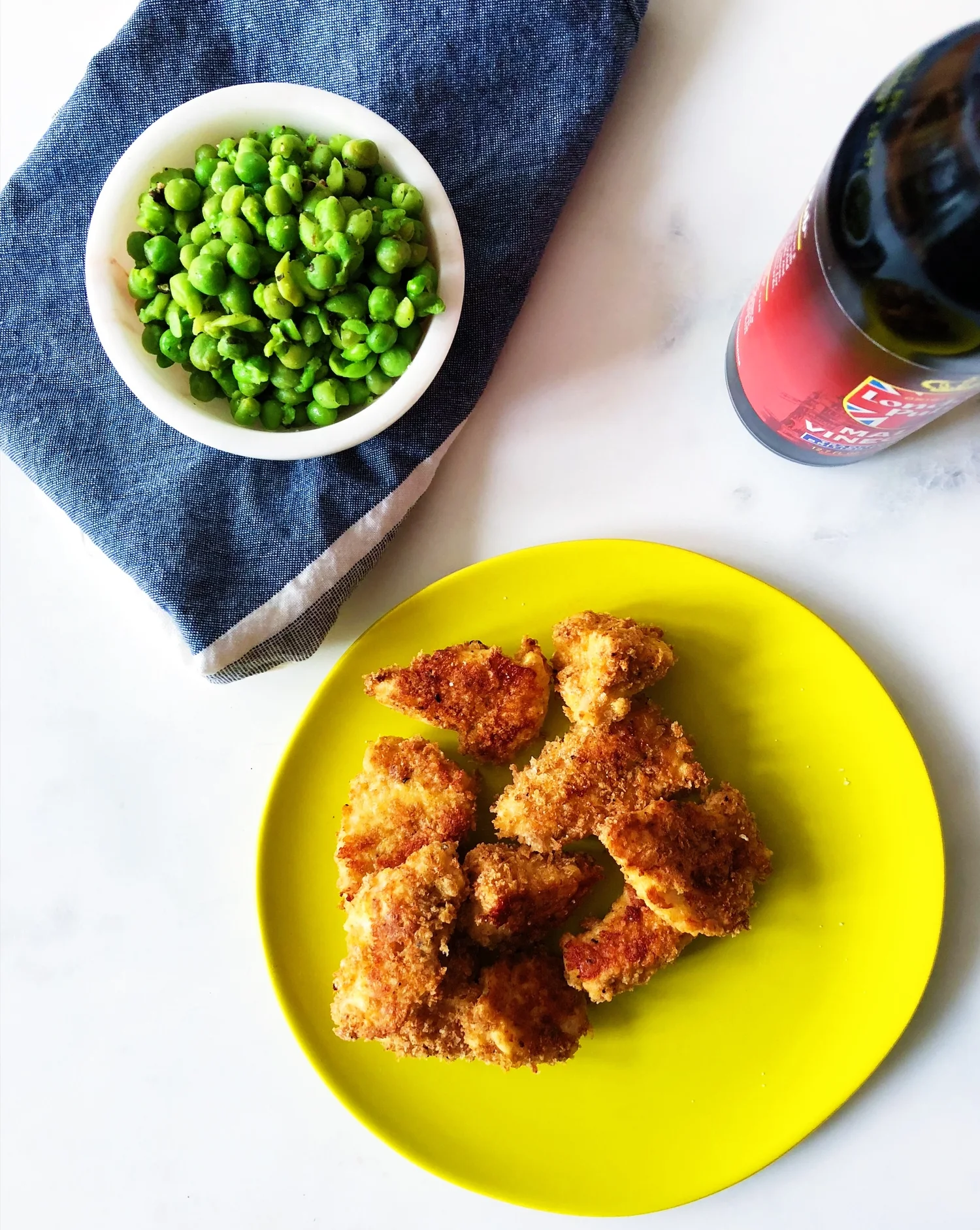 Chicken Nuggets & Mushy Minty Peas | Low Simmer Blog