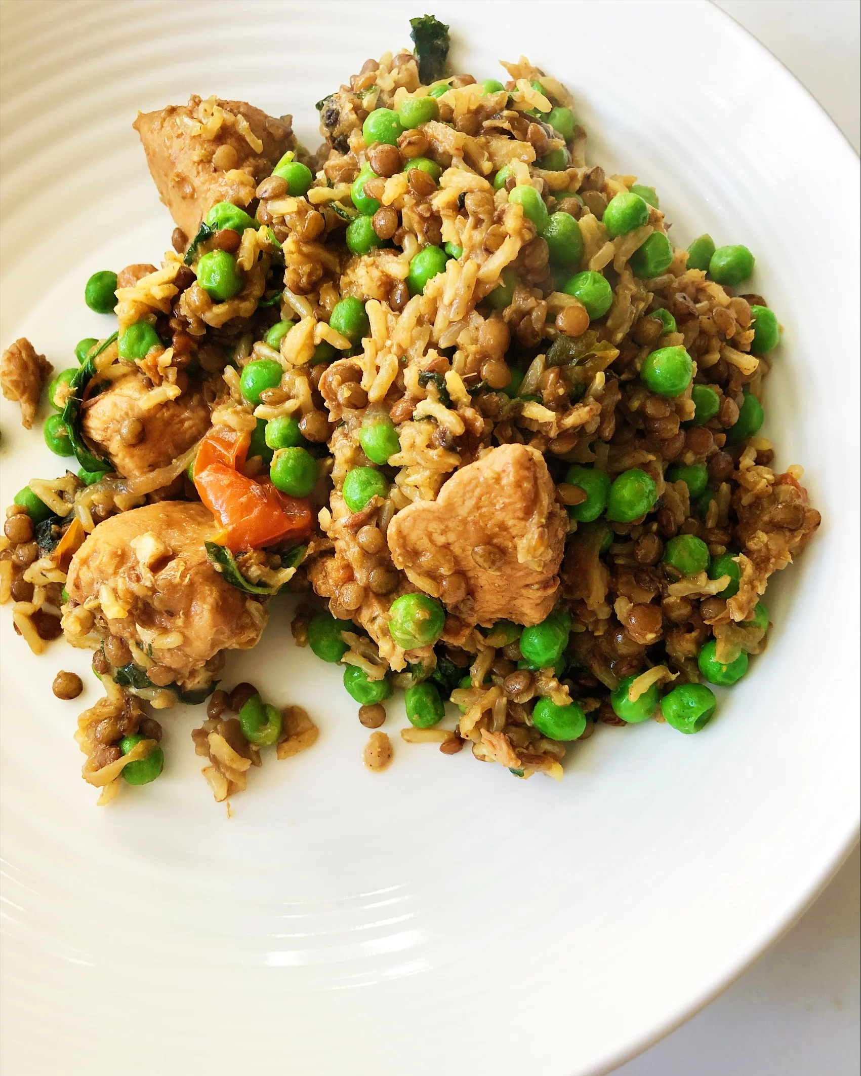Chicken Pulao | One-Pot Chicken, Lentils & Rice | Low Simmer Blog