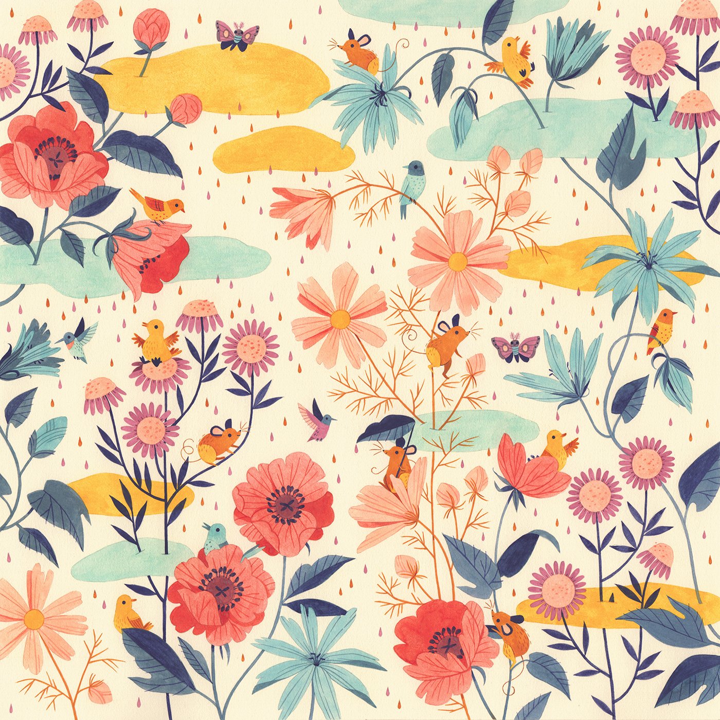 Watercolor Set Tiny Moth Studios