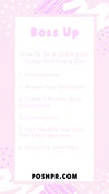 Boss Up — POSH PR®