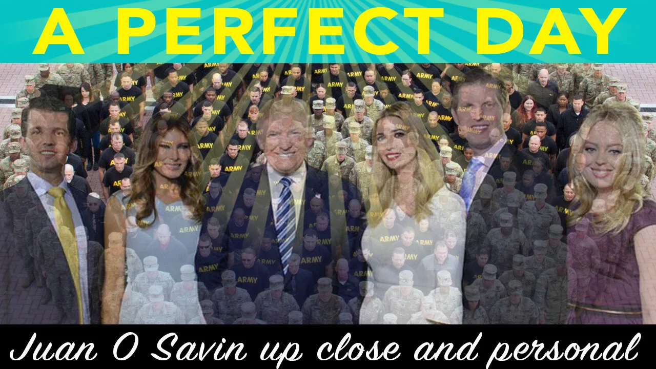 The Perfect Day - Juan O Savin up close and personal — JENNIFER MAC