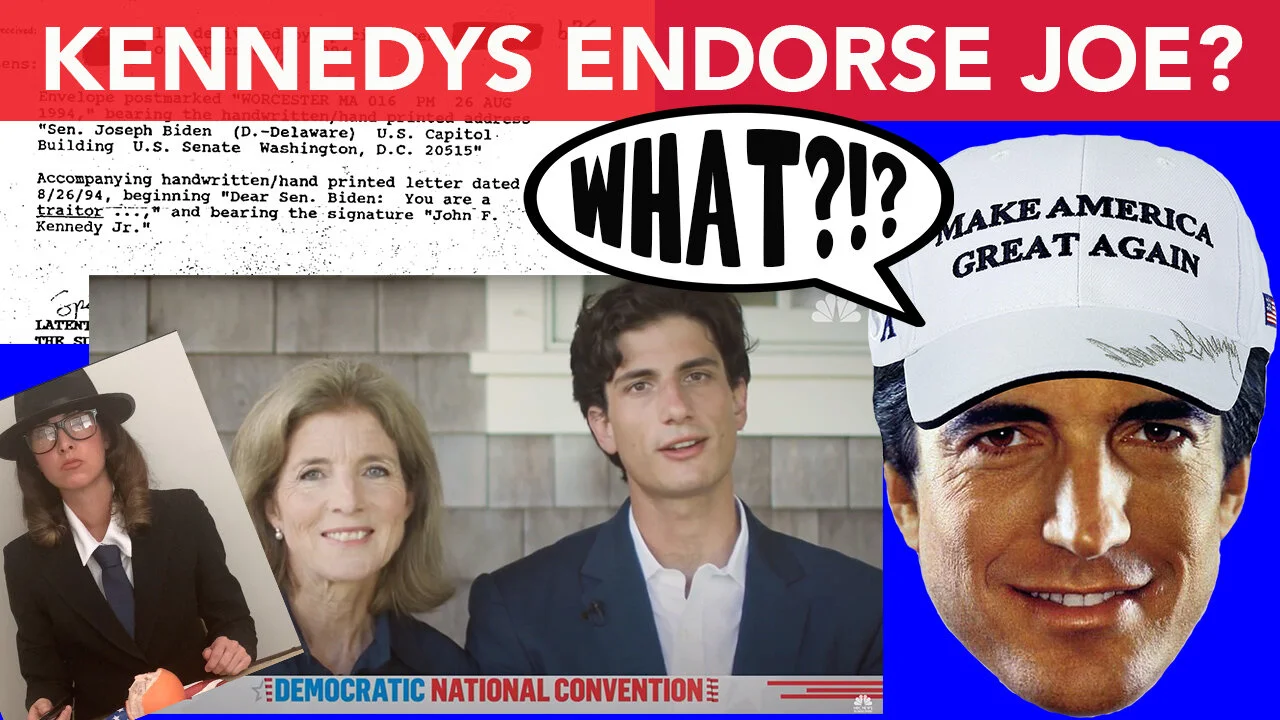 Vincent Fusca watches Kennedys Endorse Joe Biden — JENNIFER MAC