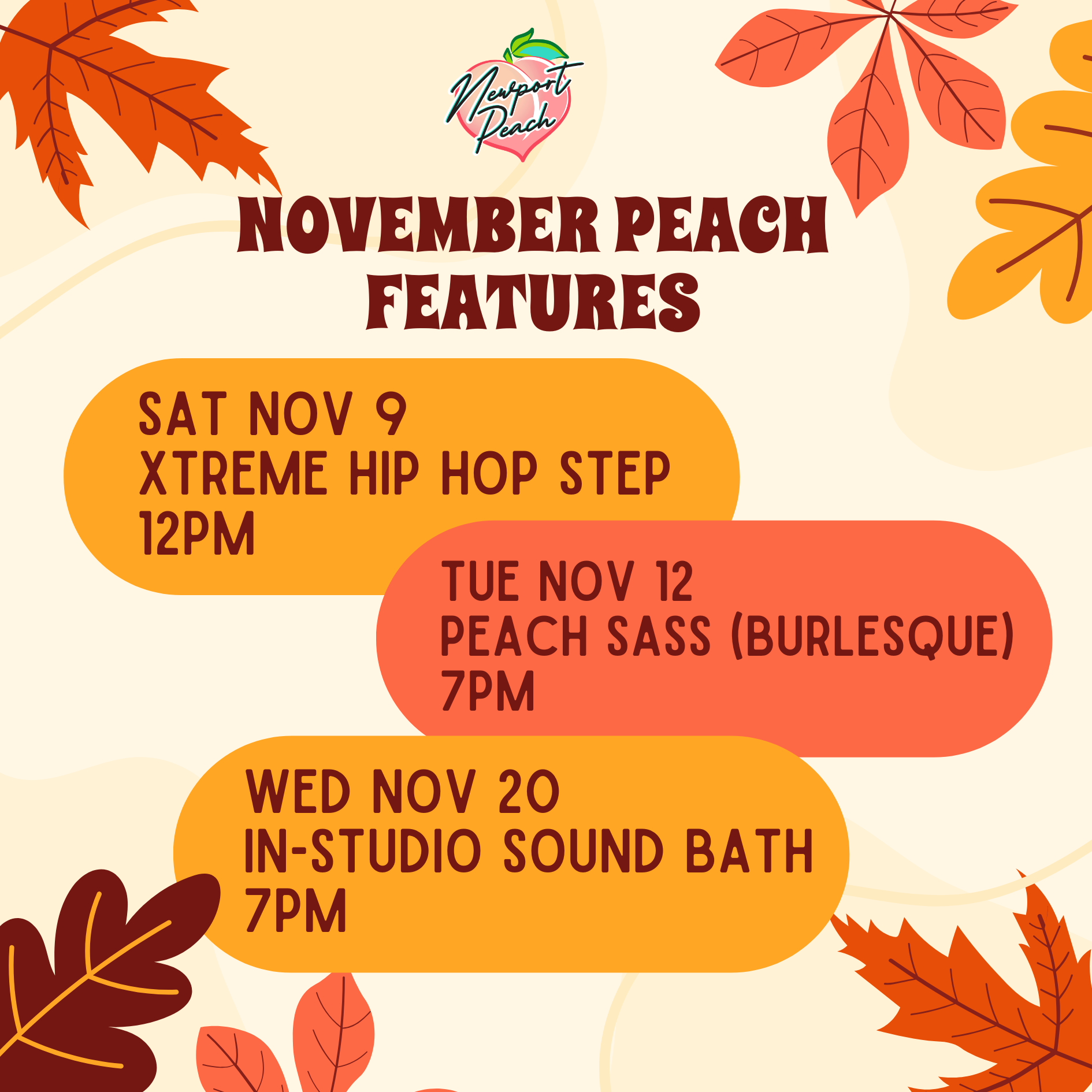 Newport Peach Class Descriptions — Newport Peach