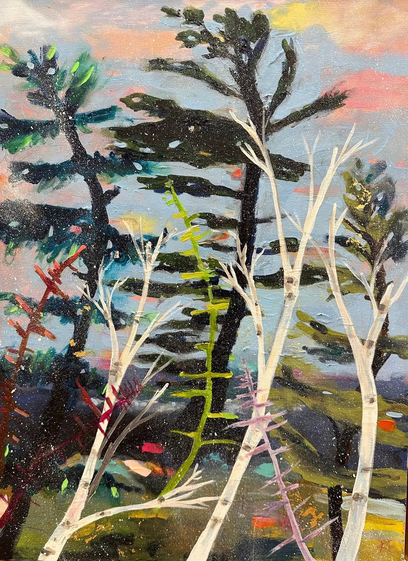 Robert Frost Birch Trees — Klementovich Art