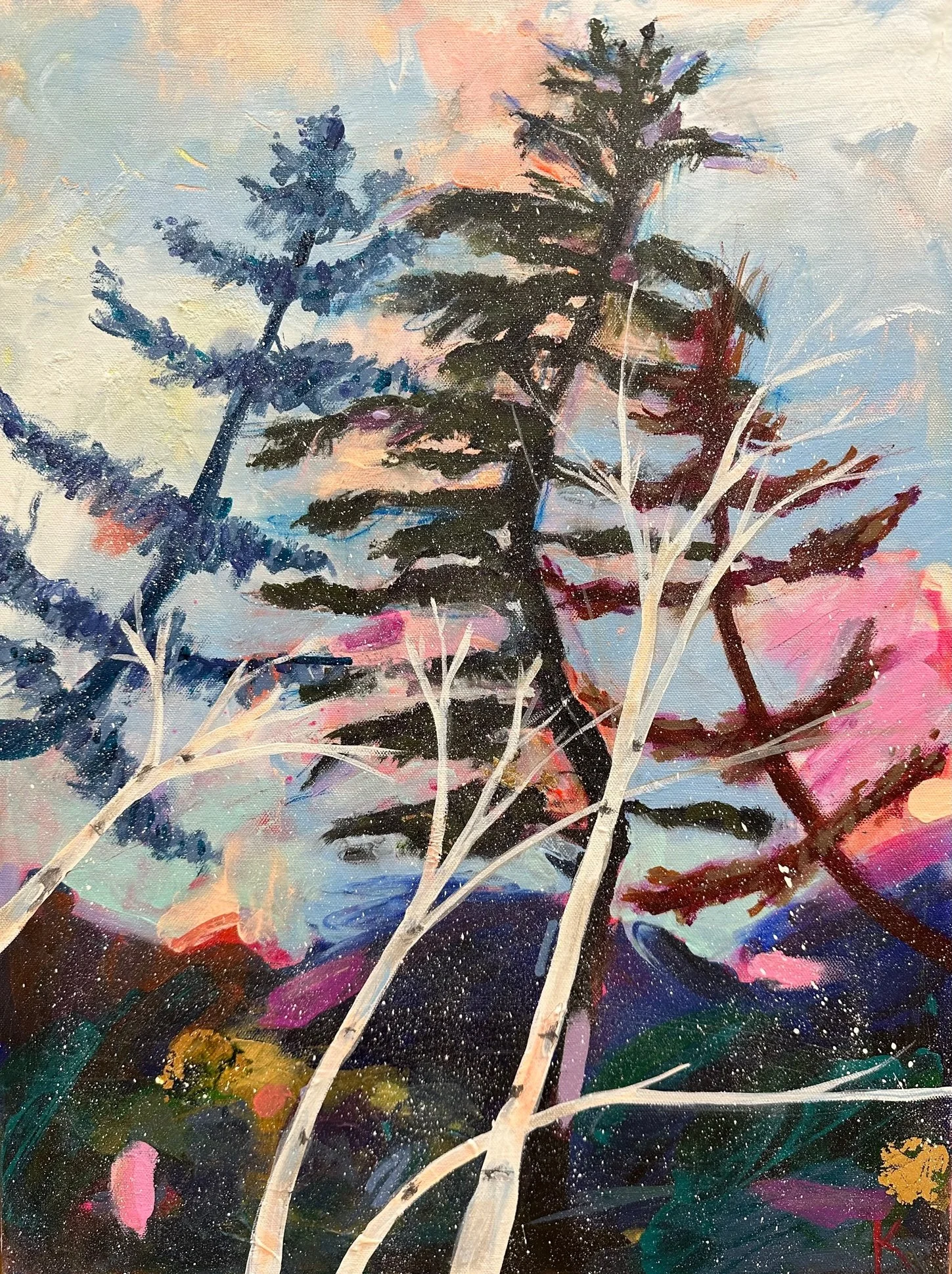 Robert Frost Birch Trees — Klementovich Art