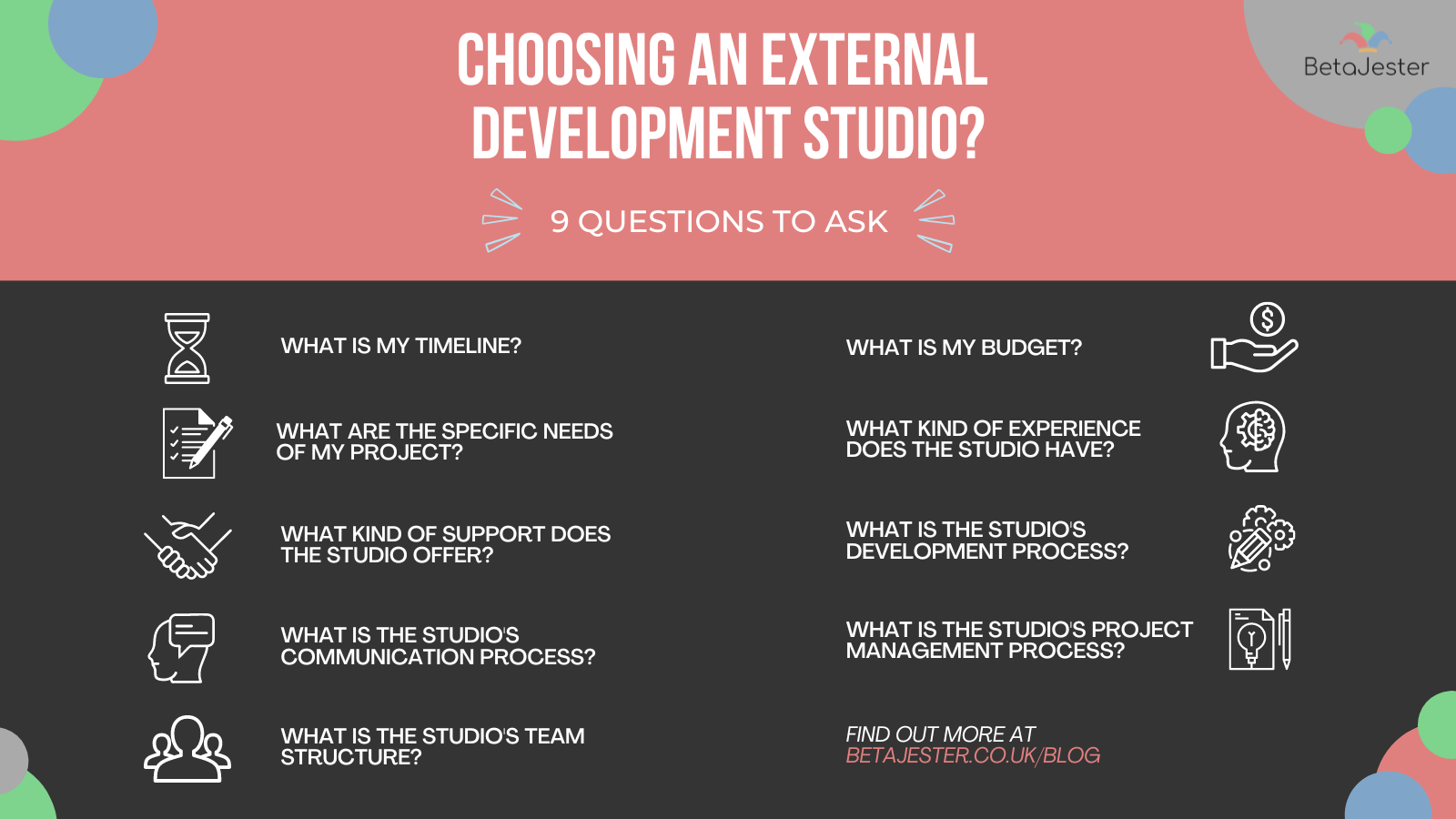 9 Questions to Ask Whilst Choosing an External Game Development Studio ...